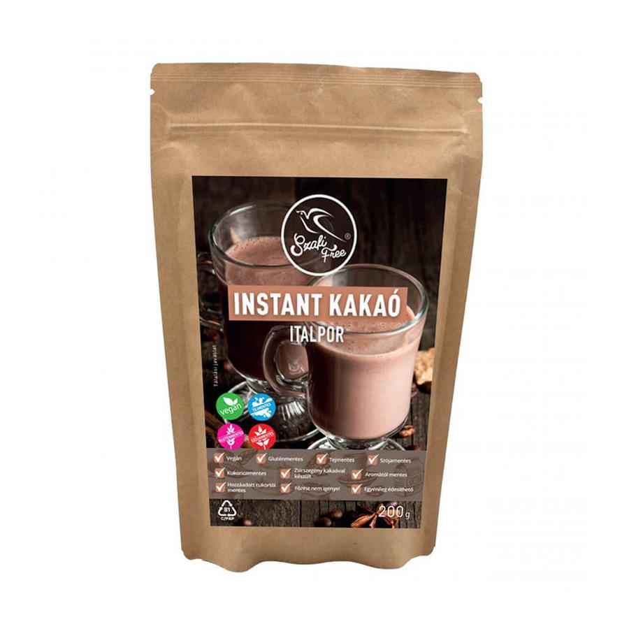 Szafi Free Instant Kakaó Italpor Gluténmentes 200g Biosziget